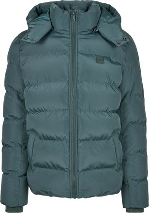 Urban Classics Herren Hooded Puffer Jacket with Quilted Interior Jacke, Bottlegreen, L