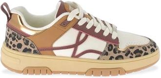 Les Tropeziennes LES TROPEZIENNES PAR M. BELARBI Femme Agata Chaussures DETENTE Baskets/Sneaker, Leopard Multi, 36 EU