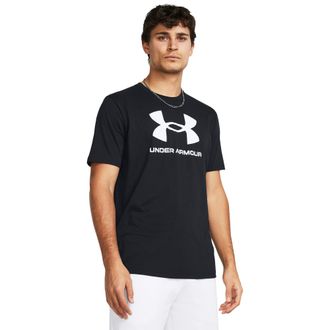 Under Armour Herren UA Sportstyle Logo Update Ss T-Shirt, Schwarz/Weiß, XXL