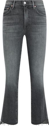 Mother Femme, Jeans, Gris, Taille: W24 Insider Crop Step Fray Jean