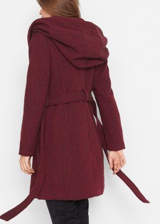 Bonprix Outdoorjacke zweireihig, mit gro&szlig;er Kapuze, Loose Fit