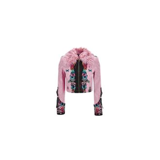 Versace Jeans Couture Damen, Jacken, Rosa, SGröße