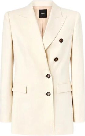 Pinko Pinko, Femme, Vestes, Blanc, Taille: 40 FR Veste Amalfi