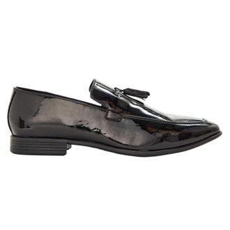 Lambretta Halbschuhe f&uuml;r Herren, Leder, Quaste (Schwarz)