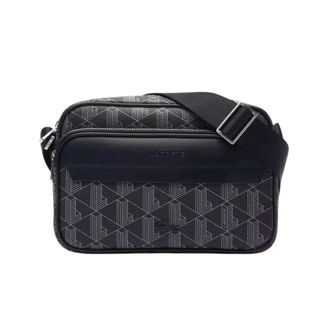 Lacoste Schultertasche mit strukturierter Mischung - - Bags - Herren - Grau - ONE SIZE