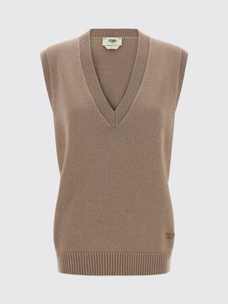 Fendi Gilet Femme couleur Beige