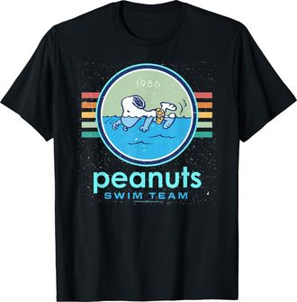 Peanuts Snoopy Swim Team Pro Summer Sports 86 Champion Epic T-Shirt