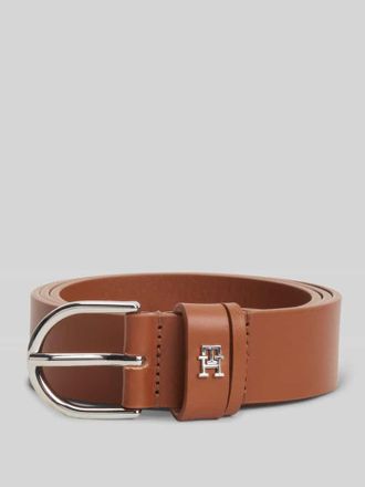 Tommy Hilfiger G&uuml;rtel aus echtem Leder mit Logo-Applikation