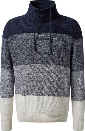 Pioneer Authentic Jeans Strickpullover Knit 1/1 Cowl neck b mit Stehkragen und Colorblocking