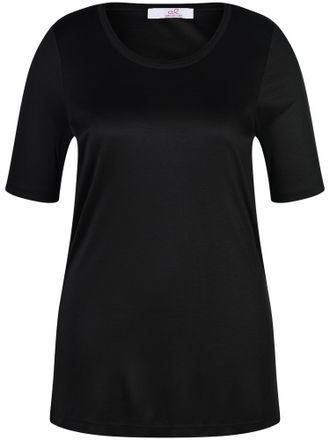 Emilia Lay Rundhals-Shirt Emilia Lay schwarz