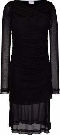 Ferragamo Femme, Robes, Noir, Taille: 38 FR Jersey Dress