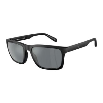 Emporio Armani Homme, Accessoires, Noir, Taille: 57 MM Lunettes de soleil modernes avec protection UV