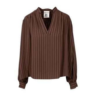 Semicouture Bluse - - Blouses & Shirts - Damen - Braun - L