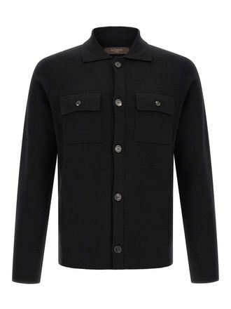 Zanone Cardigan - Schwarz