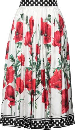 Dolce & Gabbana HOSEN & R&Ouml;CKE - Midi-R&ouml;cke auf YOOX.COM