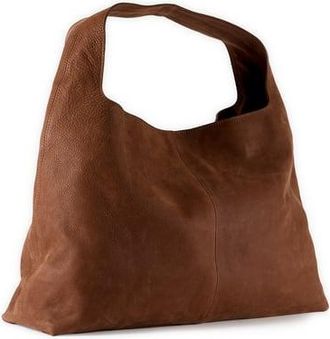 Saison 1865 Sac &agrave; main Hobo en cuir de vachette