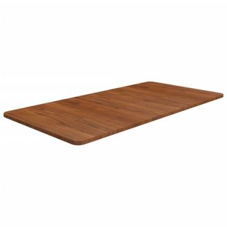 vidaXL Comptoir de salle de bain Marron fonc&eacute; 100x50x1,5cm Bois trait&eacute; vidaXL
