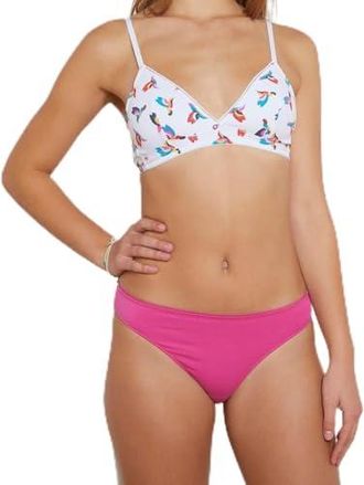 Morgan Soutien-Gorge Triangle sans Coques en Coton Clem - Blanc - 75A - Femme