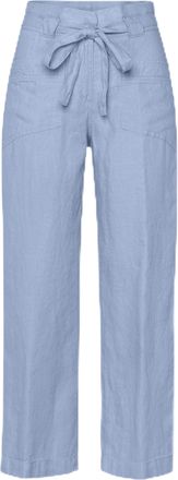 Brax Damen Style Maine Pure Linen Hose, Soft Blue, 34W / 30L EU