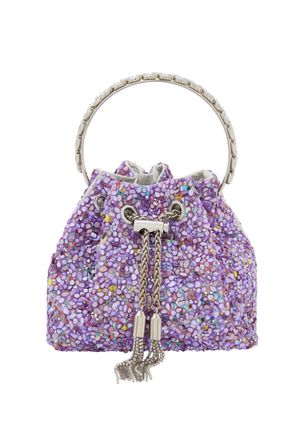 Faina Beuteltasche Beuteltasche Frauen Lila Mehrfarbig