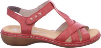 Rieker Damen, Schuhe, Rot, 38 EUGröße