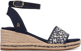 Tommy Hilfiger Espadrilles Tommy Hilfiger Th Mid Espad FW0FW09519 Dunkelblau