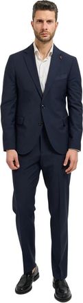 Mulish Homme, Costumes, Bleu, Taille: 2XL Ab7200 Costume crois&eacute;
