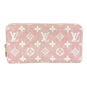 Louis Vuitton Portefeuille en jean doccasion - Femme - Pre-owned - Rose - Taille: ONE Size