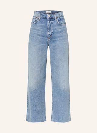 A Gold E Agolde Wide Leg Jeans Ren blau