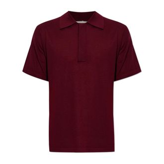 Lisa Yang Cashmere Polo Carter - - Knitwear - Herren - Rot - L