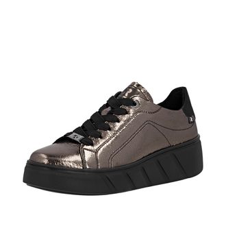 Rieker Damen W2601 Sneaker Low, metallic 91, 38 EU