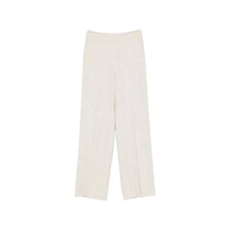 Via Masini 80 Femme, Pantalons, Beige, Taille: 40 FR Pantalon en lin