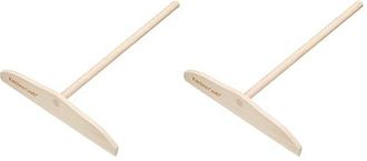 KitchenCraft Pancake/Cr&ecirc;pe Verteiler aus Holz, Beige, cm, 3.7 x 17.100000000000001 x 24 cm, 1 Einheiten (Packung mit 2)