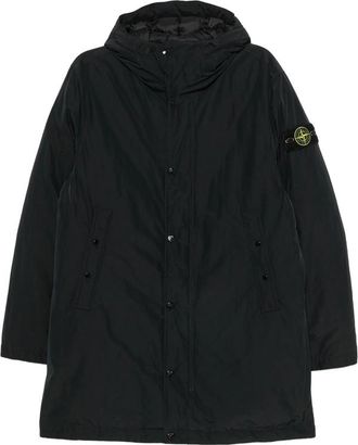Stone Island Logo-patch Hooded Parka