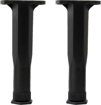 Generico Zentrale Halterung: Höhenverstellbarer Fußfuß, Bettgestell, Bettgestell ist höhenverstellbar, sichere 2-Zimmer-Halterungen, Ersatz für Bettfüße, Multi