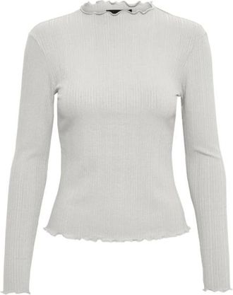 Karen by Simonsen Femme, Tops, Gris, Taille: 46 FR Opal Gray Melange T-shirt à Manches Longues