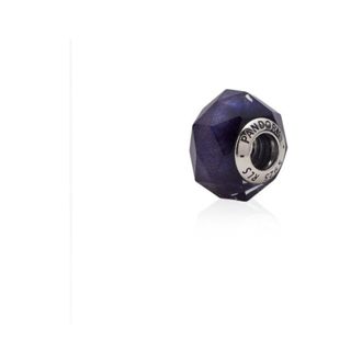 Pandora Femme, Accessoires, Violet, Taille: ONE Size Charme en verre de Murano facett&eacute;
