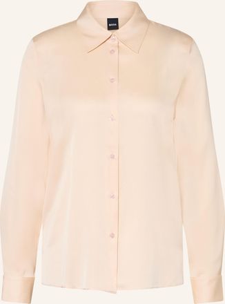 HUGO BOSS Hemdbluse Bonya Aus Seide rosa