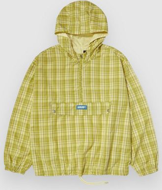 HUF Rivington Plaid Anorak tarragon