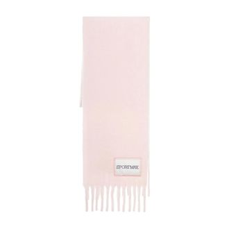 Sportmax Rosa Wollschal Stilvolles Modell - - Accessories - Damen - Rosa - ONE SIZE