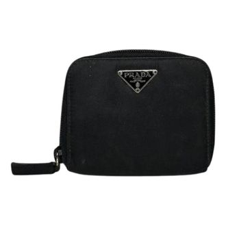 Prada Pre-owned Leder Portemonnaie - - Pre-owned - Damen - Schwarzk - ONE SIZE