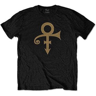 Prince Symbol T-Shirt, Noir (Black Black), (Taille du Fabricant :Small) Homme
