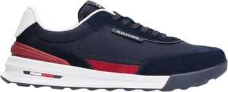 Tommy Hilfiger Retro Sneaker f&uuml;r Herren, Wildleder (Himmelblau)