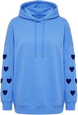 STUDIO UNTOLD Sweatshirt Hoodie oversized Sweat Kapuze &Auml;rmel-Hearts