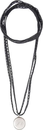 Ann Demeulemeester Monogram Lace Necklace
