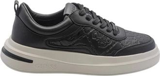 Guess Homme, Chaussures, Noir, Taille: 40 EU Elbano Baskets