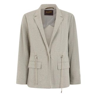 Moorer Ungef&uuml;tterter Blazer - - Jackets - Damen - Grau - XS
