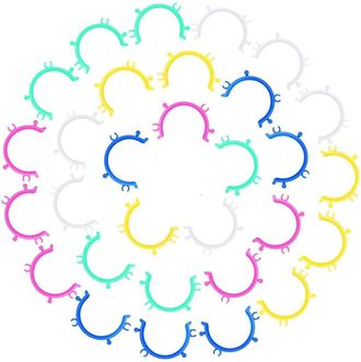 Hemobllo COHEALI N&auml;hspulen Klammern aus Langlebigem Kunststoff Farbige N&auml;hgatter Clips f&uuml;r N&auml;hmaschinen Elastische Spulenhalter f&uuml;r Heimgebrauch und Anf&auml;nger