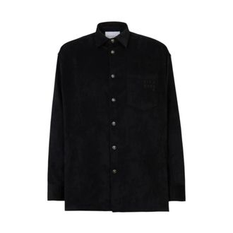 John Richmond Homme, Chemises, Noir, Taille: XL Richmond X Corduroy Shirt