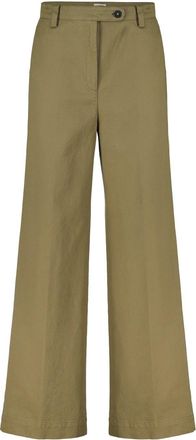 Massimo Alba Weite Stoffhose Lamia